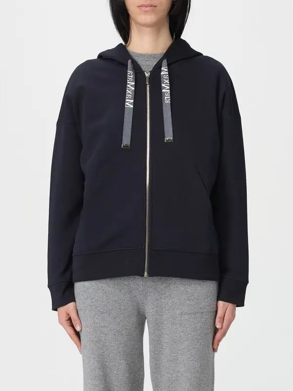 Max Mara Hooded Sweatshirt - Blue