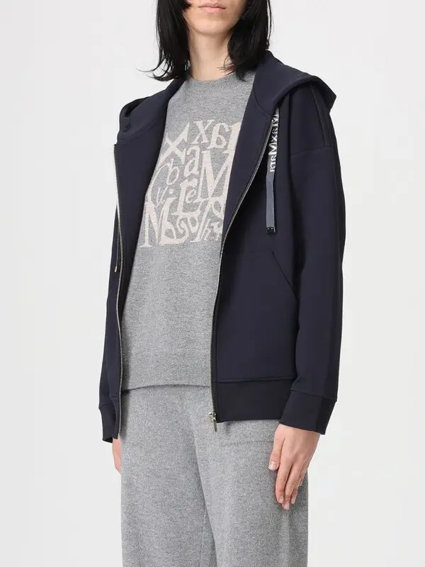 Max Mara Hooded Sweatshirt - Blue