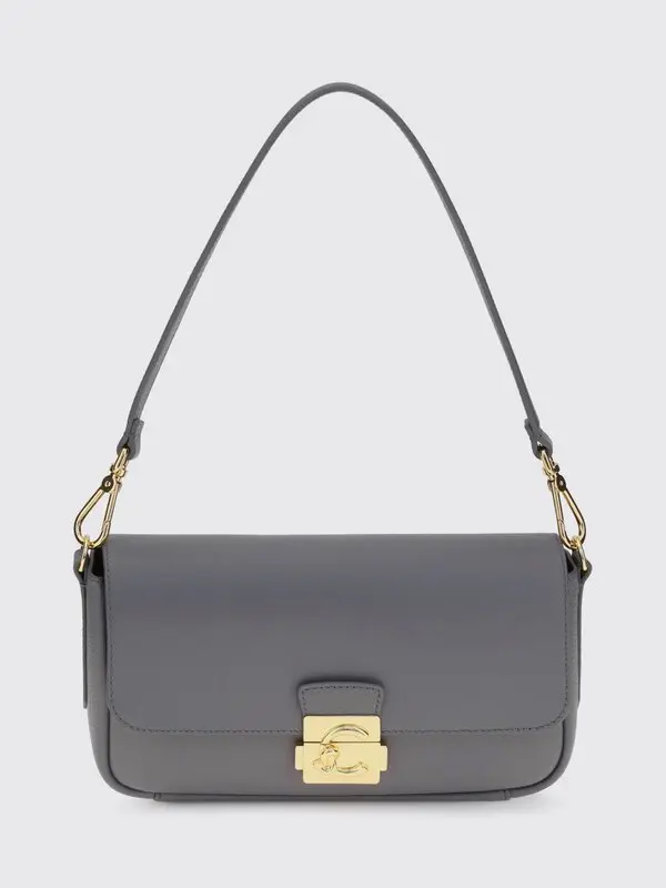 COCCINELLE Leather Shoulder Bag - Grey