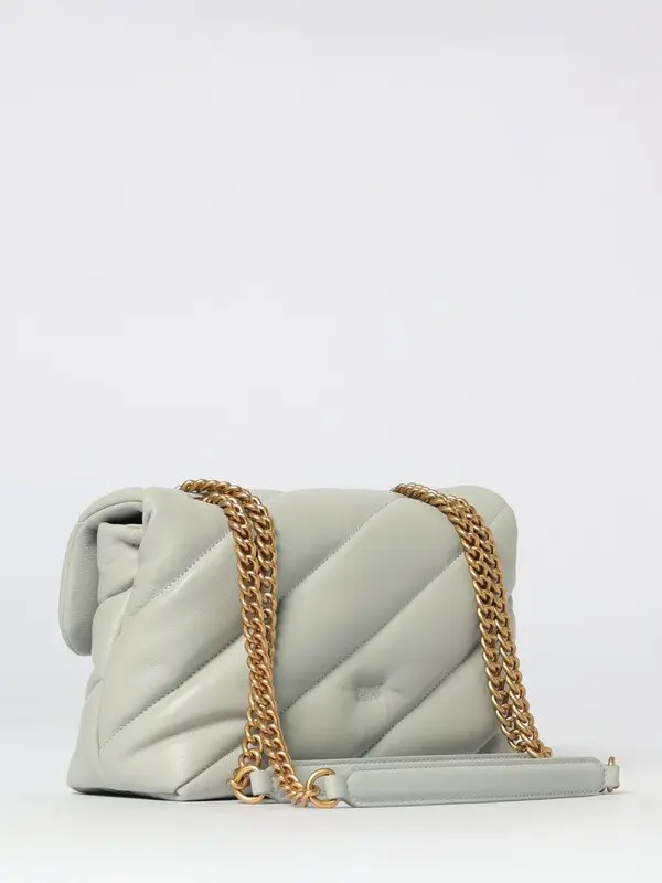 Pinko Quilted Shoulder Bag - Grey