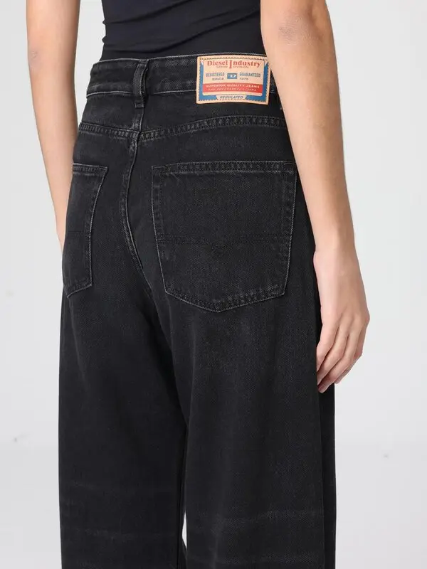 DIESEL® Wide Leg Jeans - Black