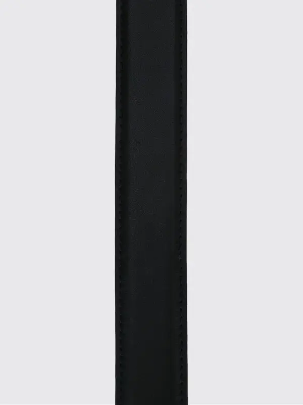 Pinko Leather Belt With Bird Buckle - Black