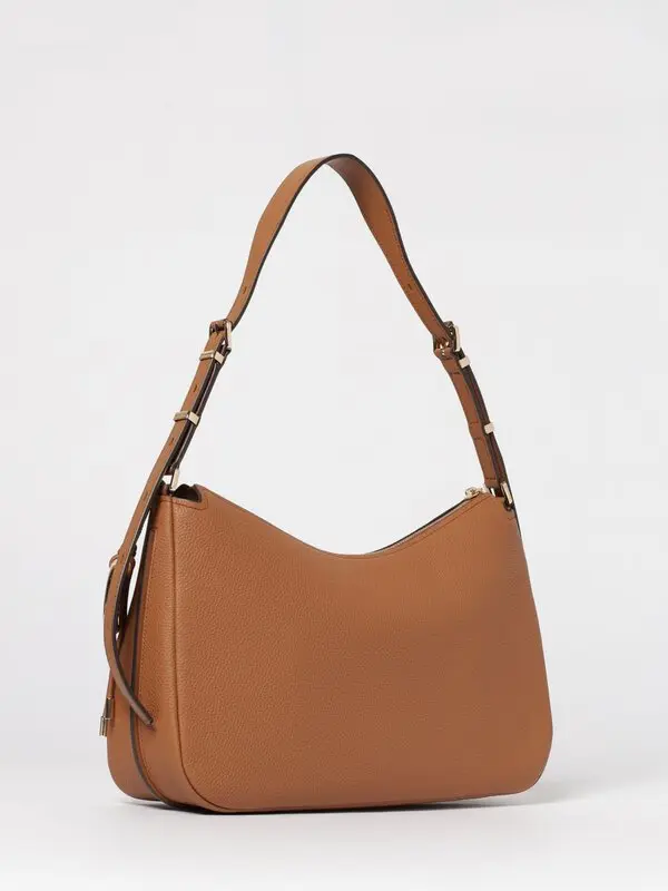 Michael Kors Nolita Medium Pebbled Leather Shoulder Bag - Brown