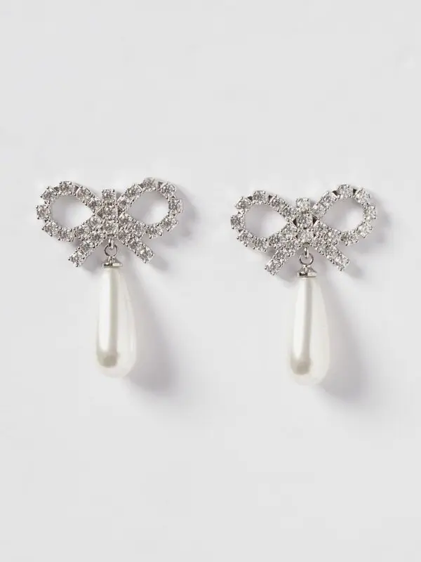 SELF-PORTRAIT Drop Earrings - Pearl