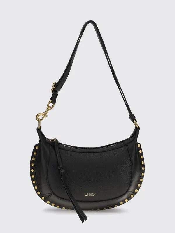 Isabel Marant Étoile Oskan Moon Hobo Bag - Black