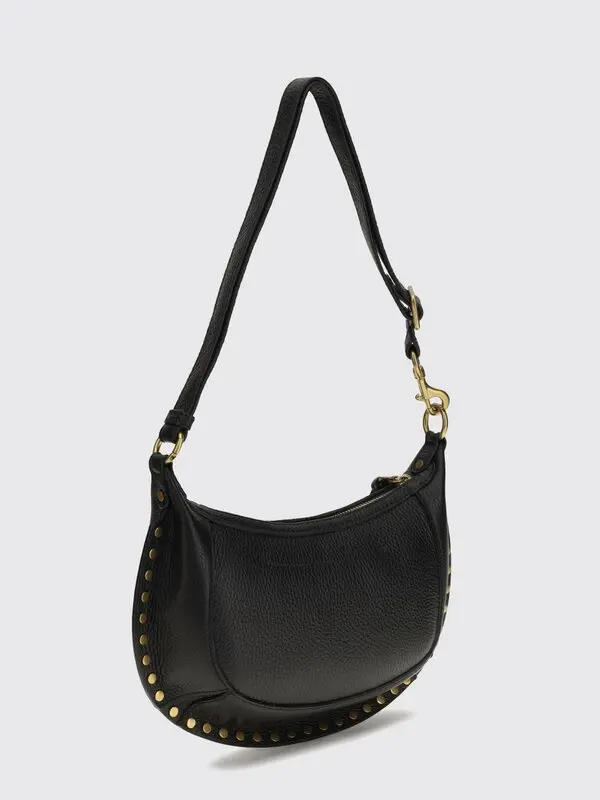 Isabel Marant Étoile Oskan Moon Hobo Bag - Black