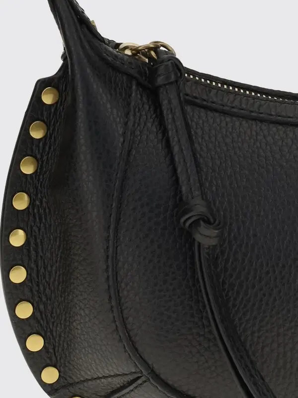 Isabel Marant Étoile Oskan Moon Hobo Bag - Black