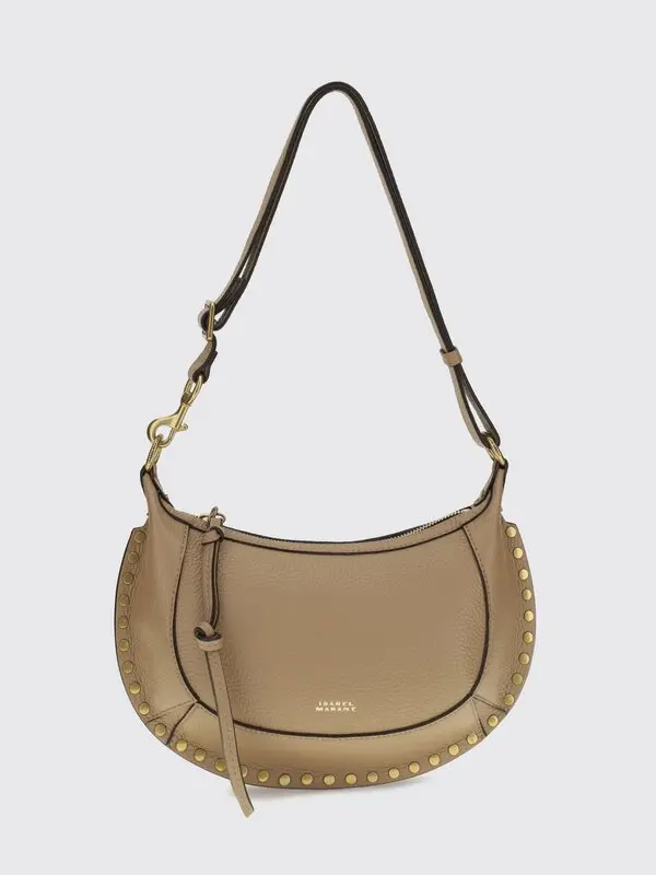 Isabel Marant Étoile Studded Leather Crossbody Bag - Hazel