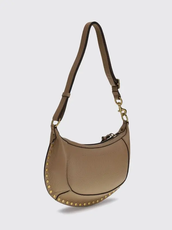 Isabel Marant Étoile Studded Leather Crossbody Bag - Hazel