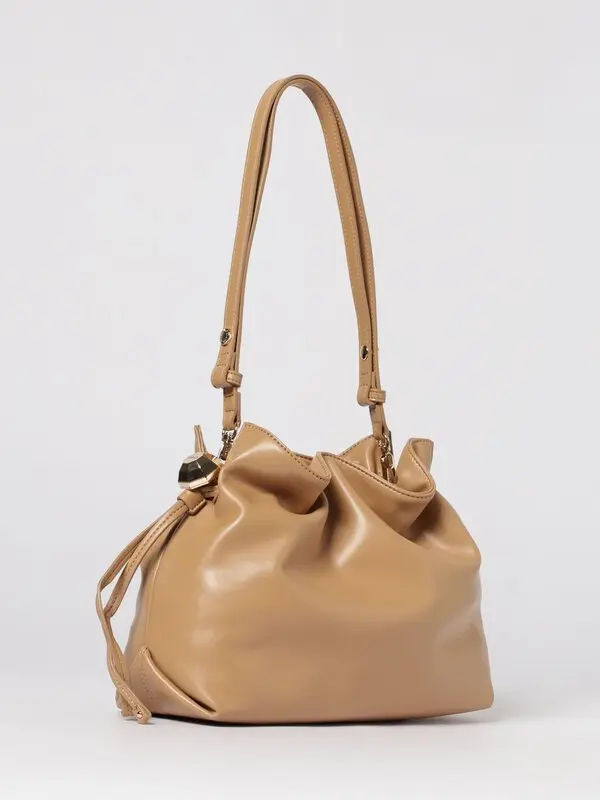 Liu Jo Ruched Drawstring Shoulder Bag - Leather