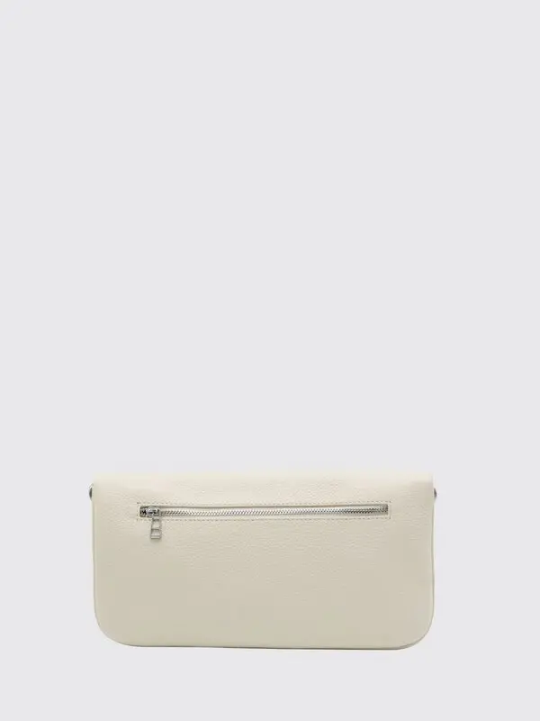 Zadig&Voltaire Textured Leather Clutch - Ivory