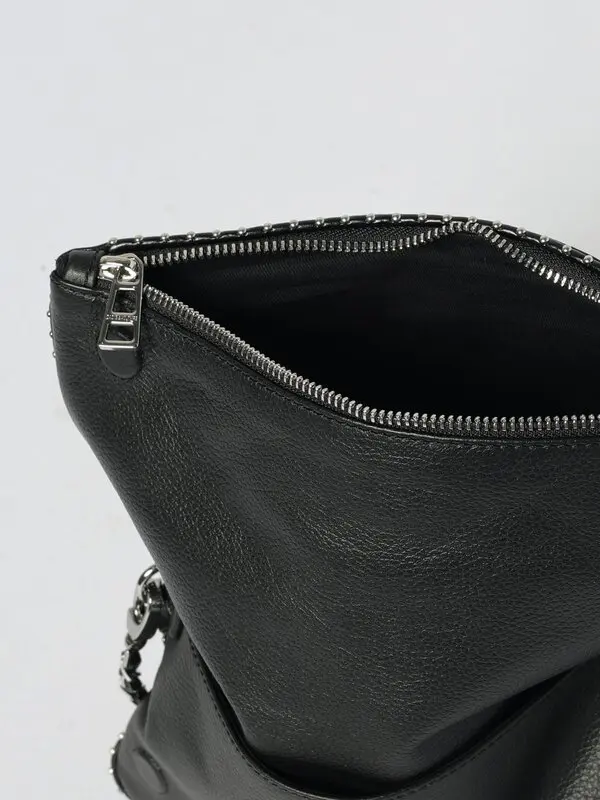Zadig&Voltaire Studded Leather Clutch - Black