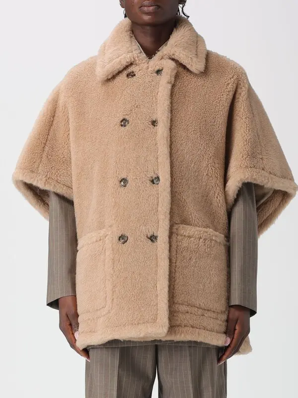 Max Mara Fur Coat - Beige