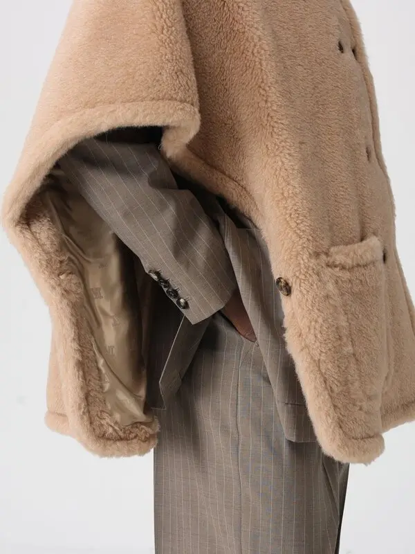 Max Mara Fur Coat - Beige