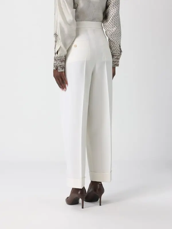 Max Mara Wide Leg Trousers - White