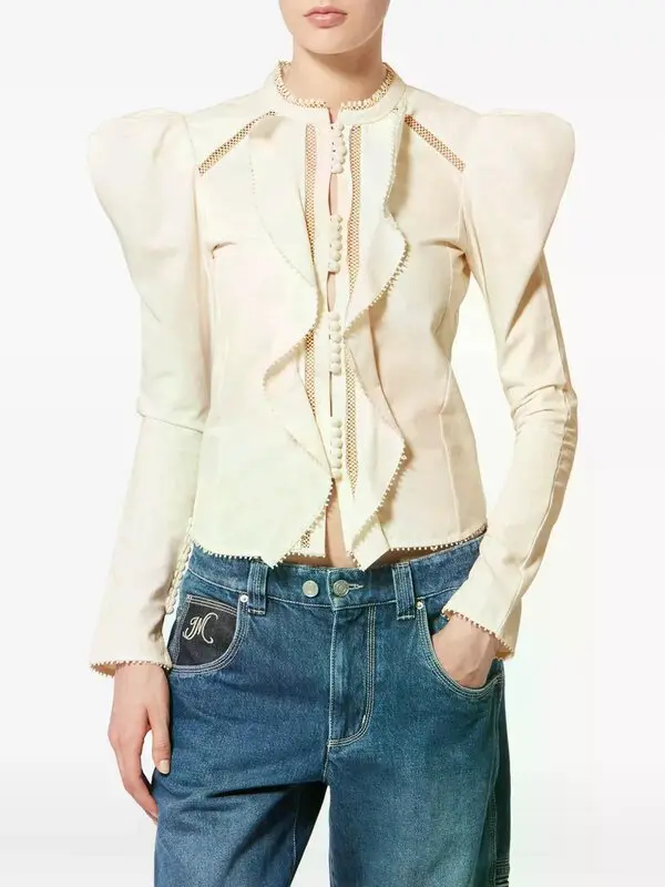Isabel Marant Étoile Calina Ruffled Blouse - White