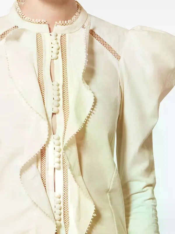 Isabel Marant Étoile Calina Ruffled Blouse - White