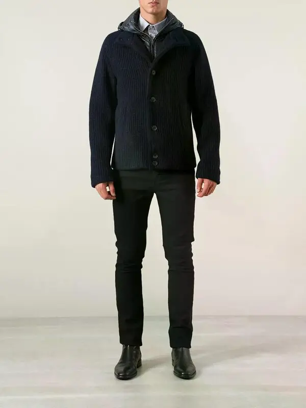 Herno Knitted Layered Jacket