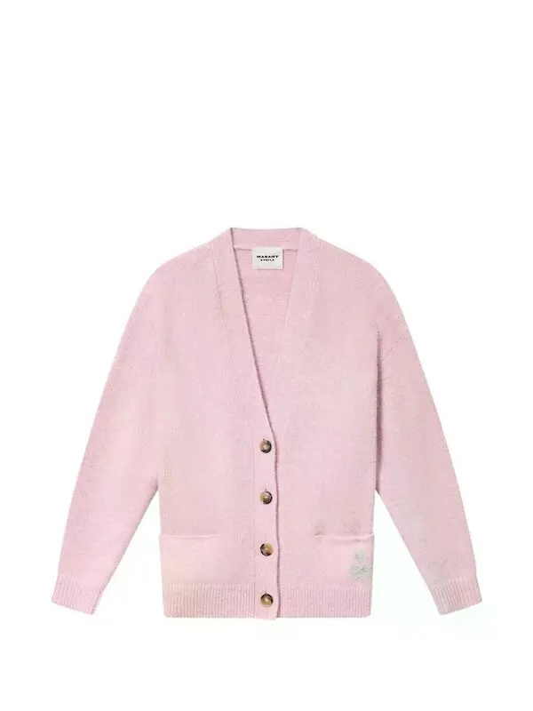 MARANT ETOILE Eborah Button Cardigan - Pink