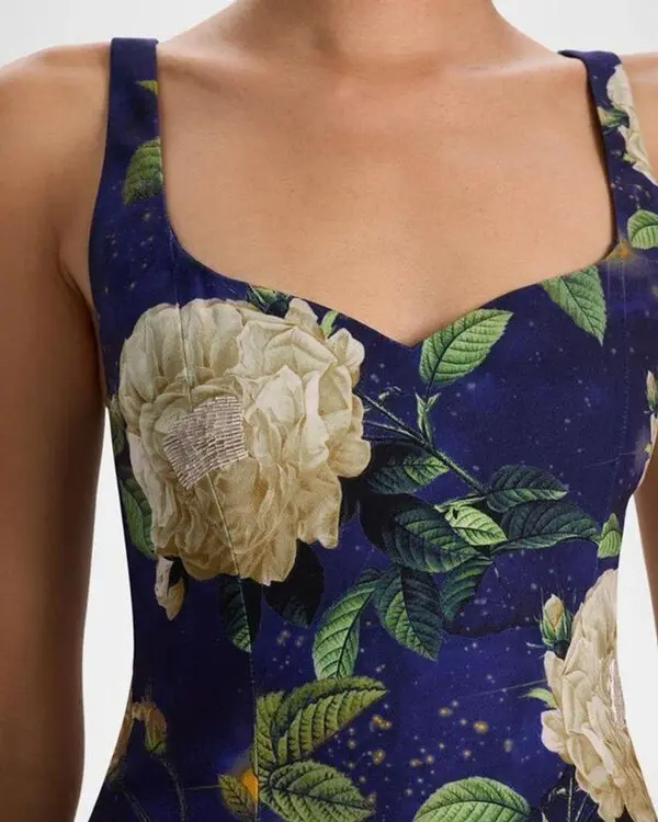 Alice + Olivia Eve Floral Mini Dress