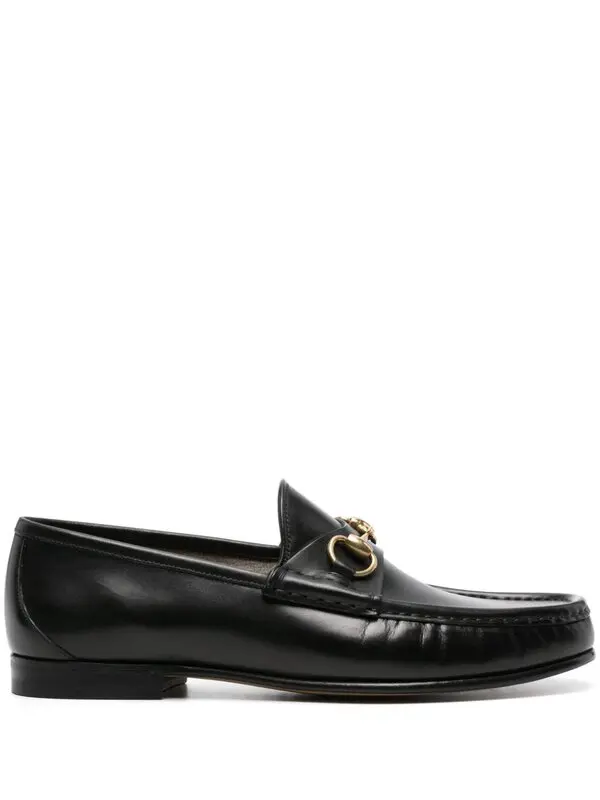 Gucci Leather Horsebit Moccasin