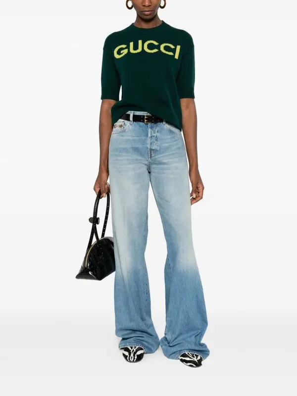 Gucci Denim Cotton Jeans - Blue