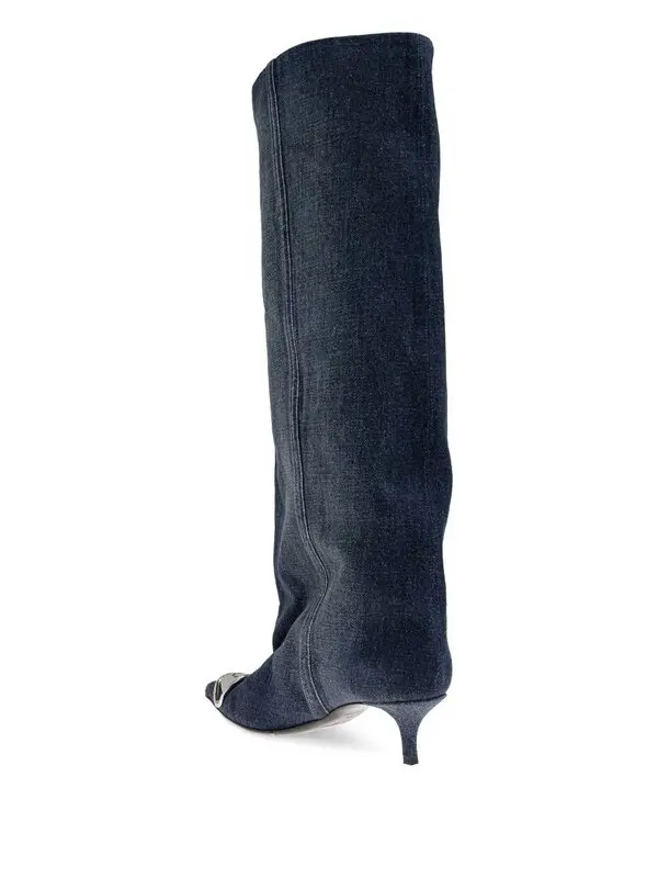 DIESEL® Venus Denim Boots - Blue