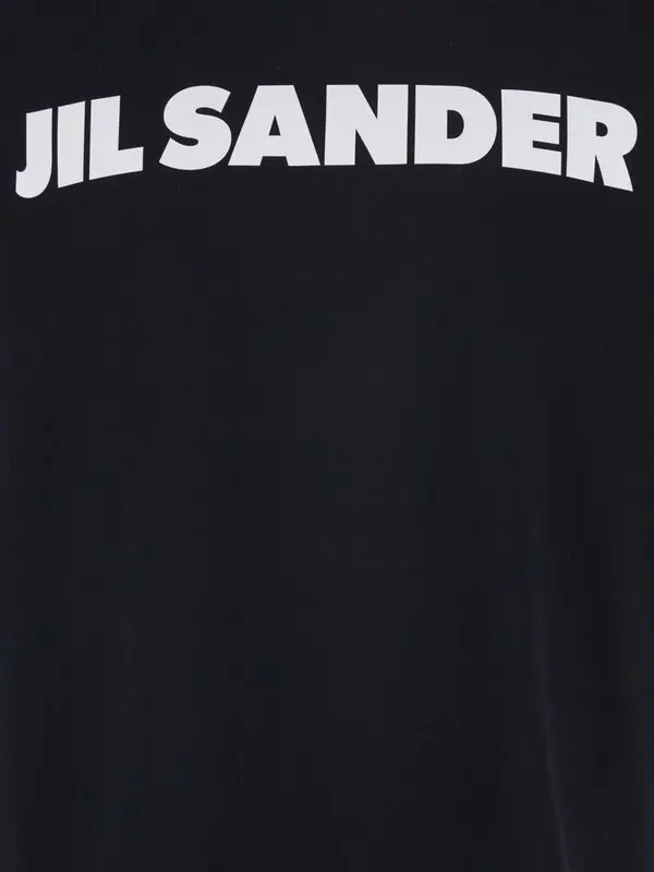 JIL SANDER Cotton T-shirt - Black