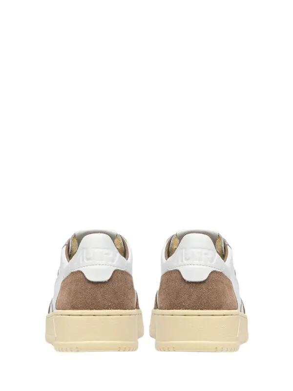 AUTRY Medialist Low Leather Sneakers - Beige