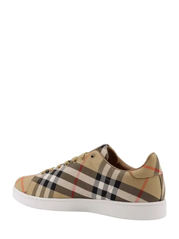 Burberry Check Pattern Sneakers