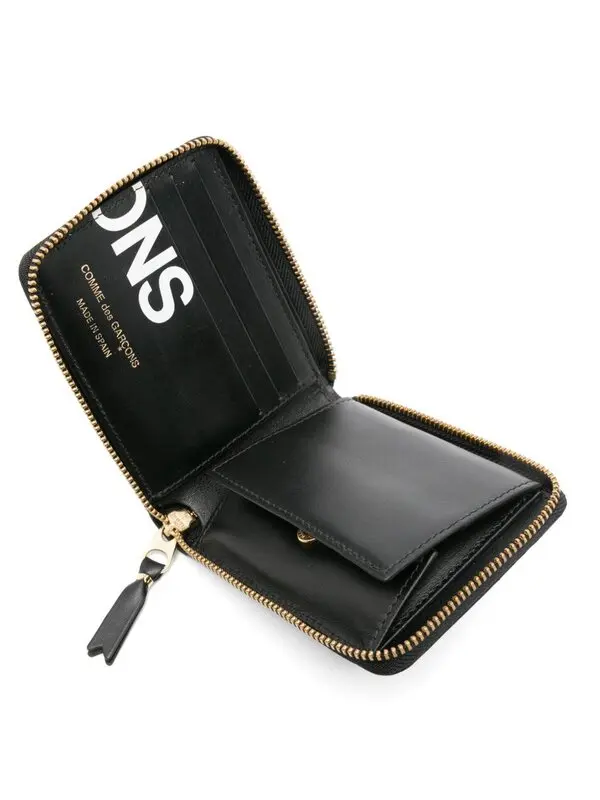 Comme Des Garçons Zip Wallet - Black