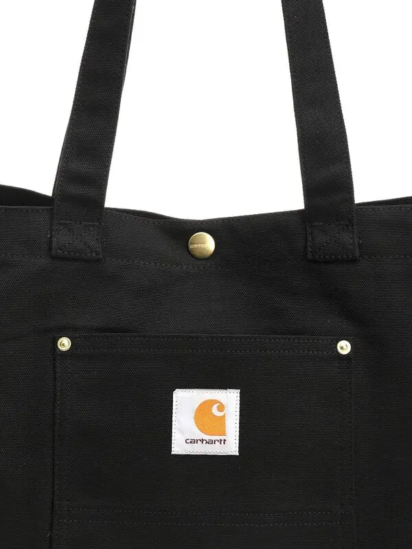 Carhartt Work In Progress Canvas Tote Bag - Black
