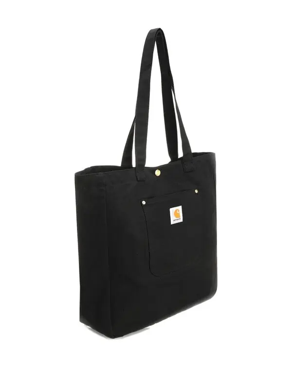 Carhartt Work In Progress Canvas Tote Bag - Black