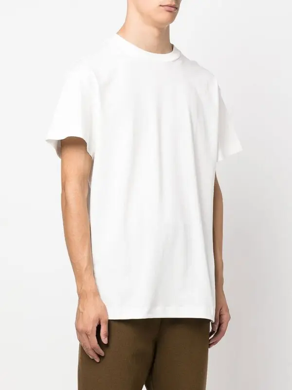 JIL SANDER Cotton Short Sleeve T-shirt - White