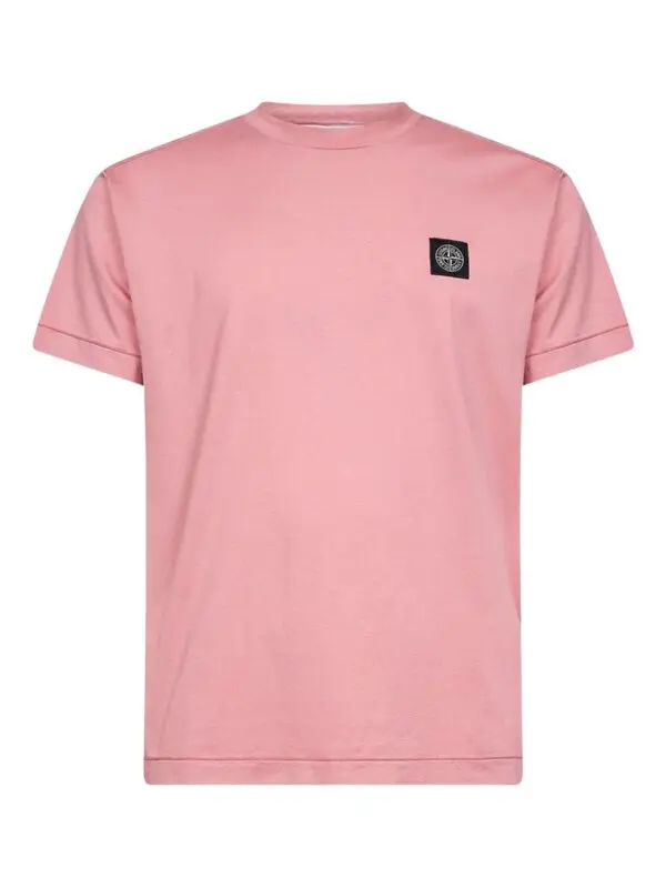 Stone Island Cotton T-shirt - Pink