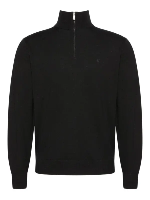 Calvin Klein Wool Quarter Zip Pullover