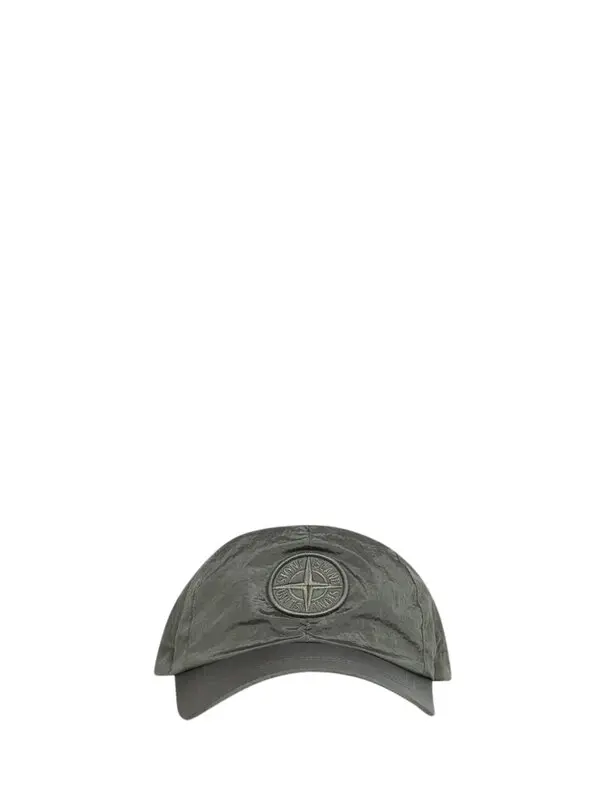Stone Island Cap With Logo - Green