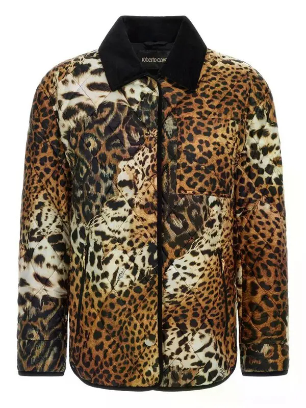 Roberto Cavalli Leopard-print Jacket