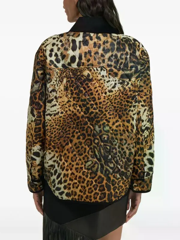 Roberto Cavalli Leopard-print Jacket