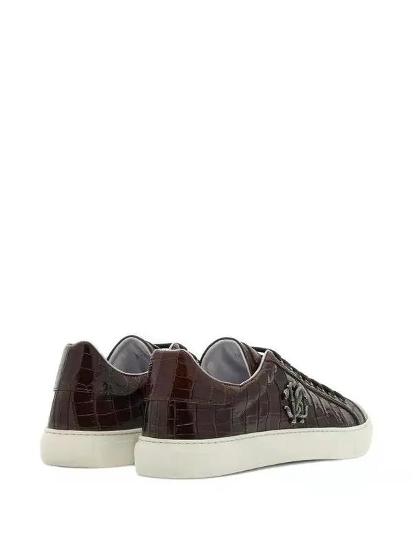 Roberto Cavalli Rc Monogram-plaque Sneakers