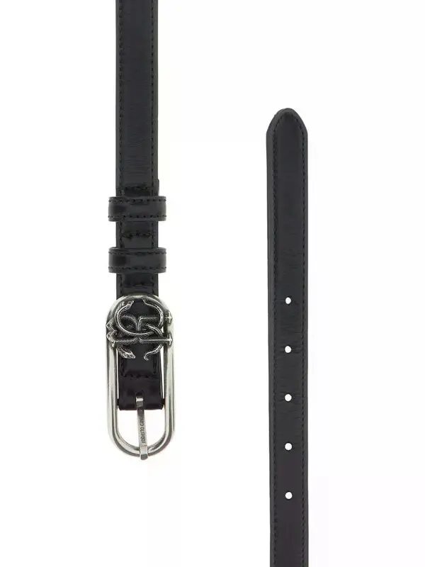Roberto Cavalli Mirror Snake-plaque Belt