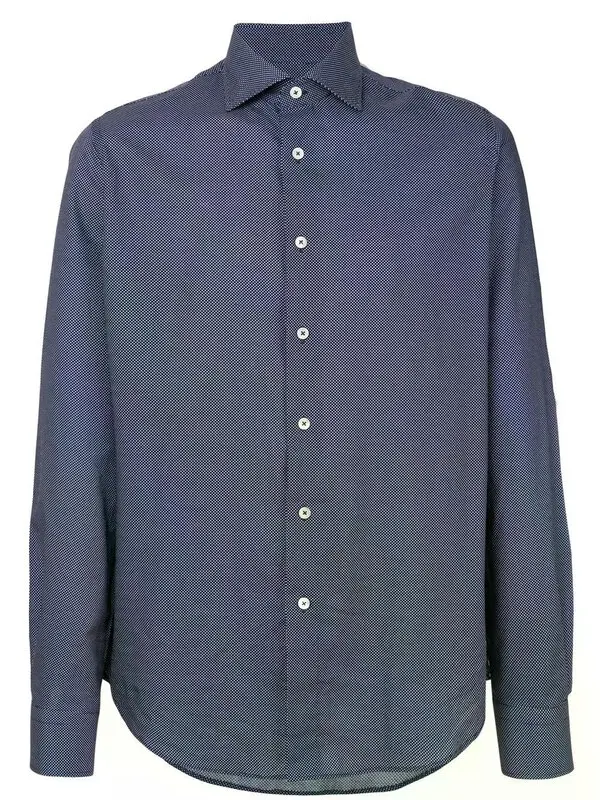 DELL'OGLIO Dotted Print Shirt