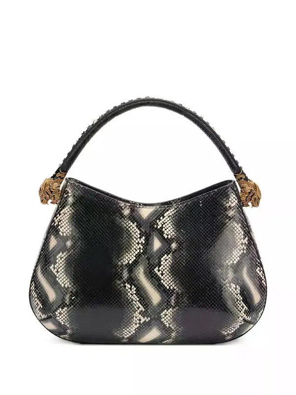 Roberto Cavalli Embossed-leather Shoulder Bag