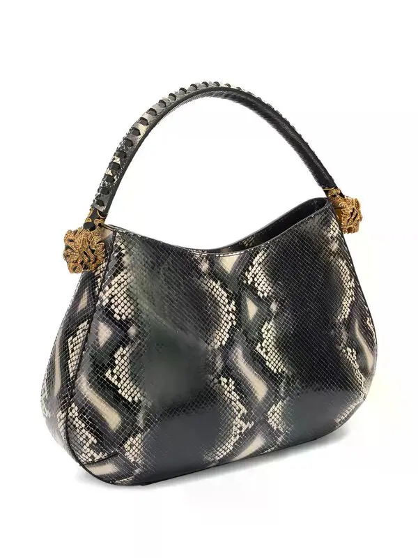 Roberto Cavalli Embossed-leather Shoulder Bag