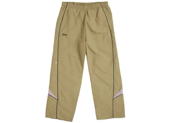Supreme Contrast Piping Track Pant - Tan