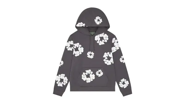 DENIM TEARS Cotton Wreath Hoodie - Charcoal