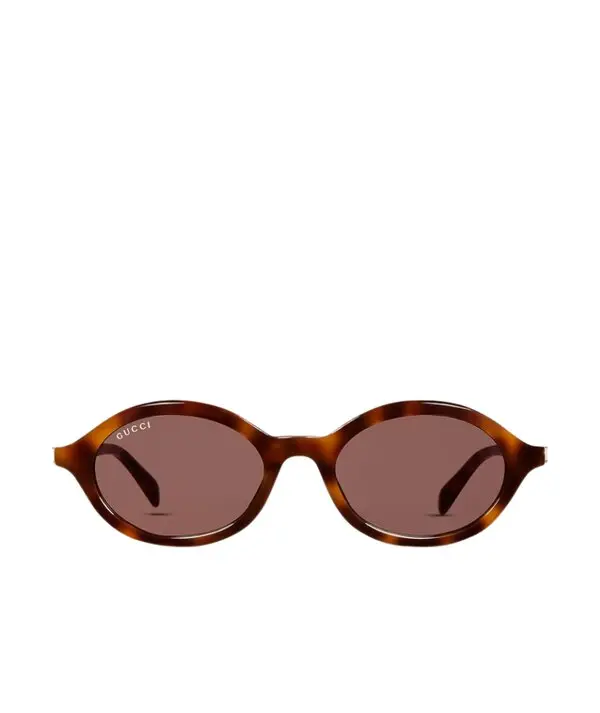 Gucci Round Frame Sunglasses - Beige