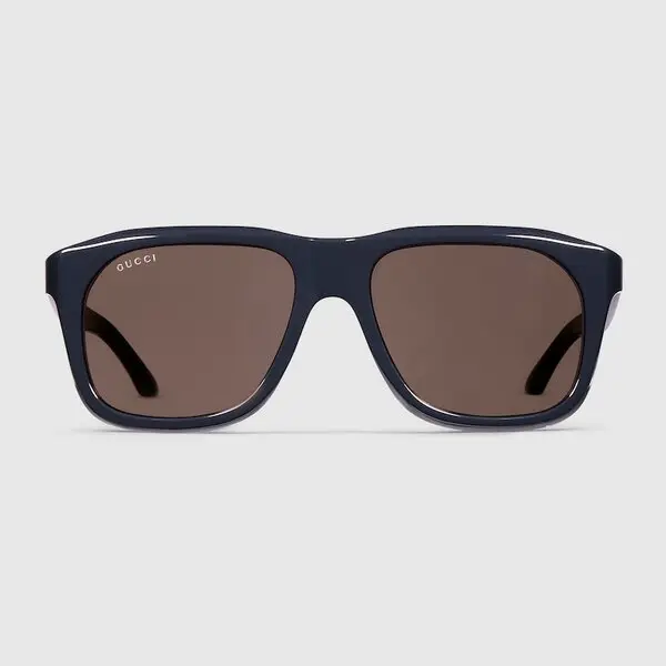 Gucci Square Frame Sunglasses - Blue