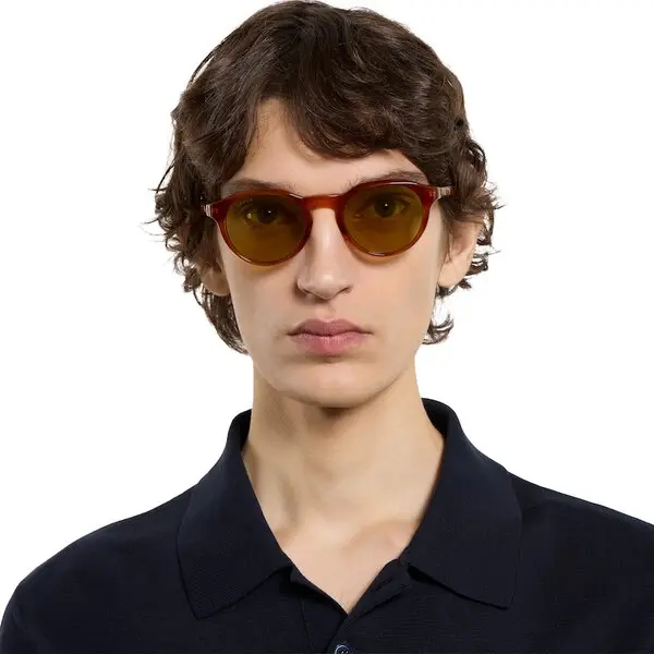 Gucci Round Frame Sunglasses - Brown
