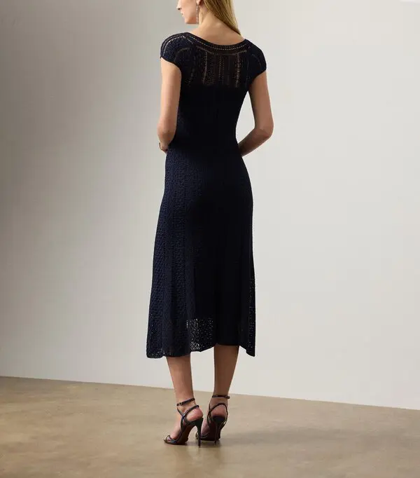 chinese dress ladies Ralph Lauren Womens Stripe Trim Lace Mini Dress, Blue, 8 at Amazon Women's  Clothing store main image 1